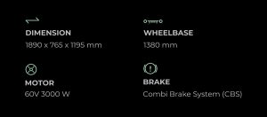 United E-Motor TX 3000 | Motor listrik terbaik