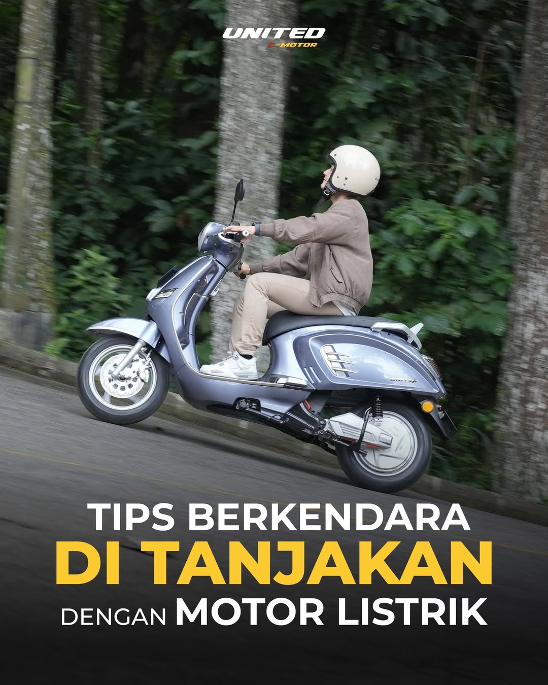 Tips Berkendara Di Tanjakan dengan Motor Listrik
